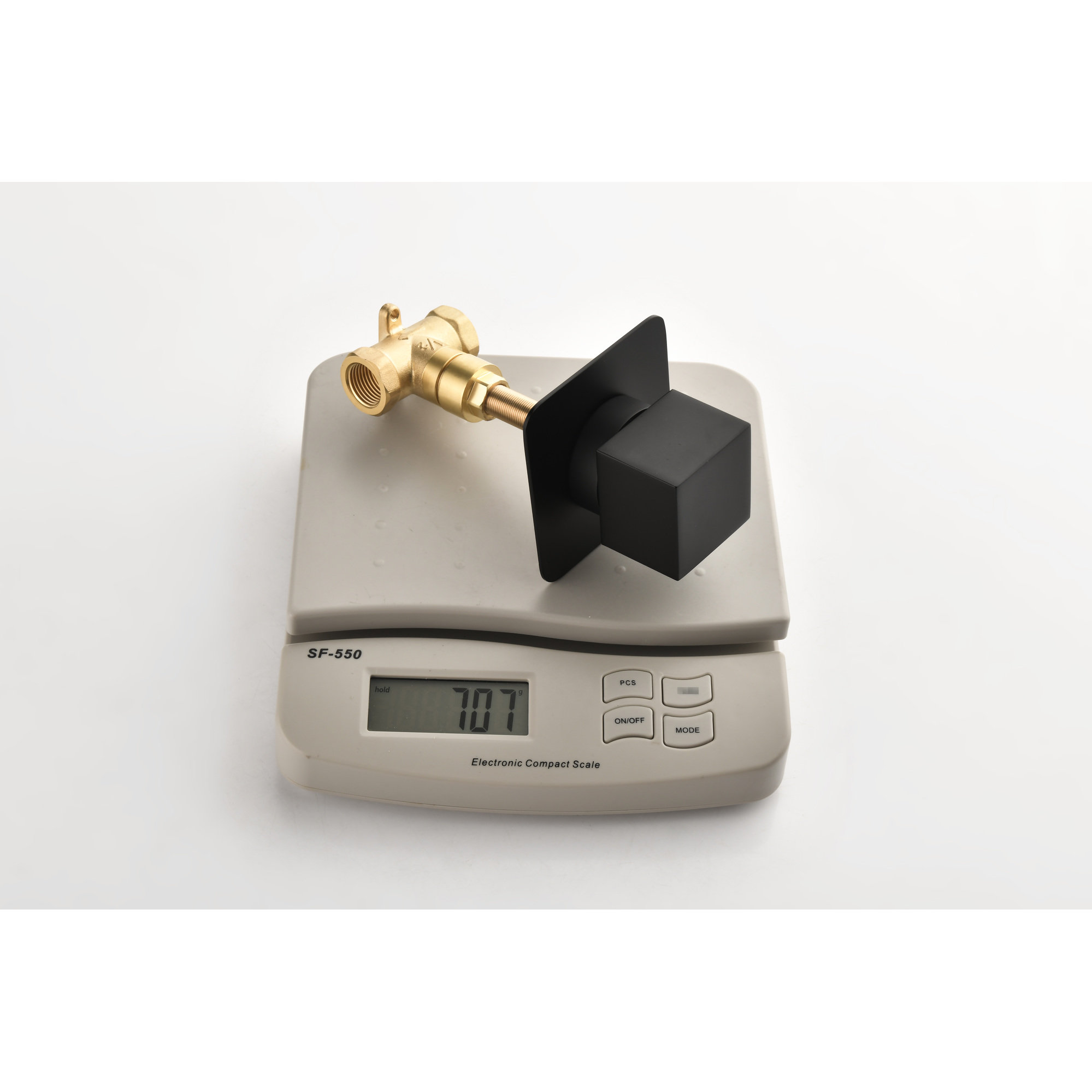 Wovilo 3 Piece Brass Handle Valve - 3/4" Cast Metal 3.52 In. Product Width Matt Black Rust ...